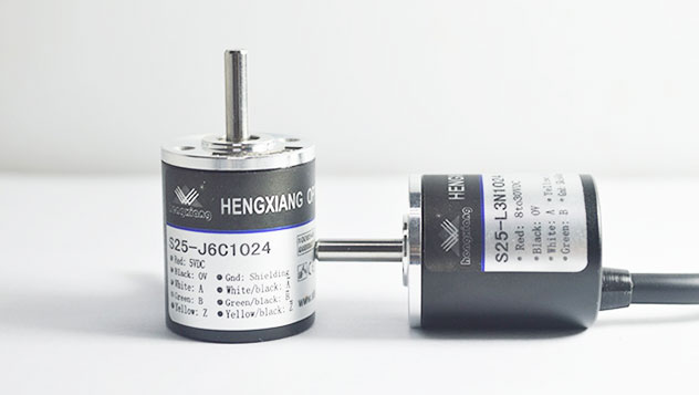 S25 Solid Shaft Encoder Miniature Rotary Encoder 25mm Mini...