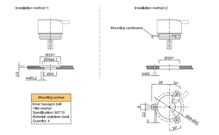 Singleturn Multiturn 16-32bit Solid Shaft 6-10mm Speed Sensor Ssi Sm39...